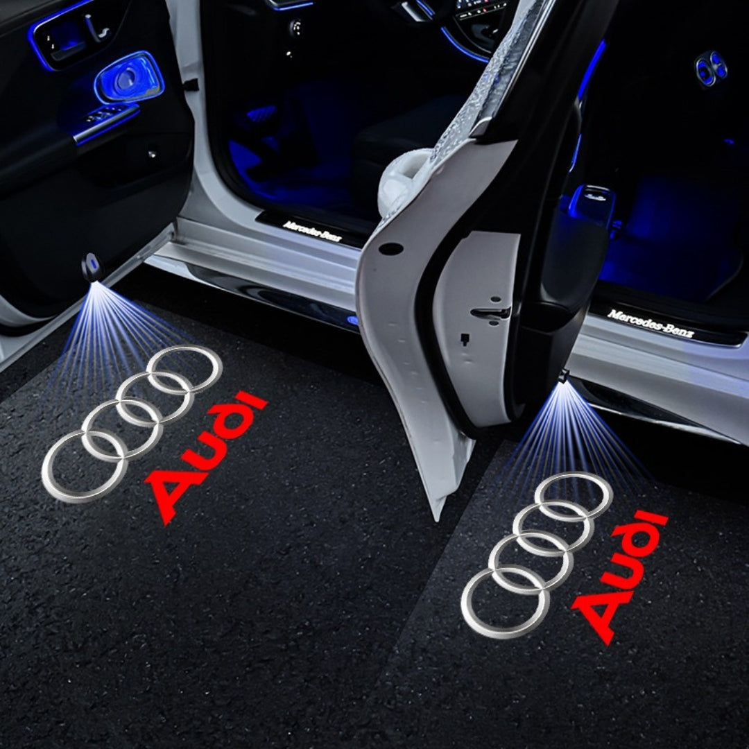 360° Rotating Car Welcome Light - Dynamic Door Projection Light – USA ...