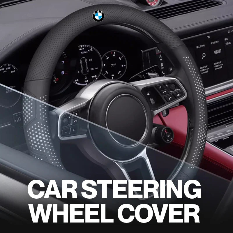 Gripex 2025 UltraGrip Breathable Leather Steering Wheel Cover | Anti-S ...