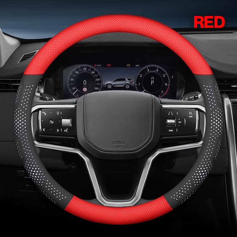 Gripex 2025 UltraGrip Leather Steering Wheel Cover | Breathable, Anti ...
