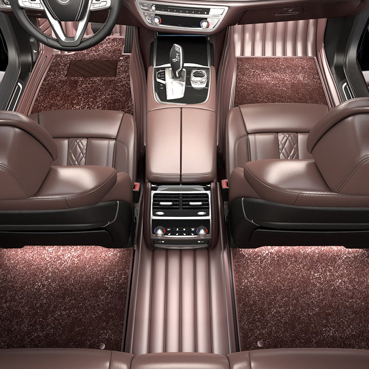 Leather Custom Full Set Car Floor Mats | Full Wrap-Around Car Mat – USA ...