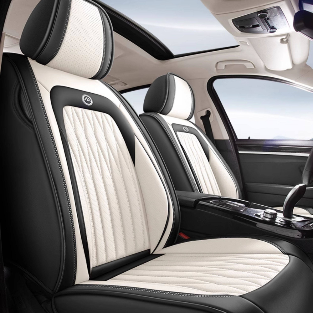 AllGuard Full Surround Special Breathable Leather Car Seat Covers – USA ...