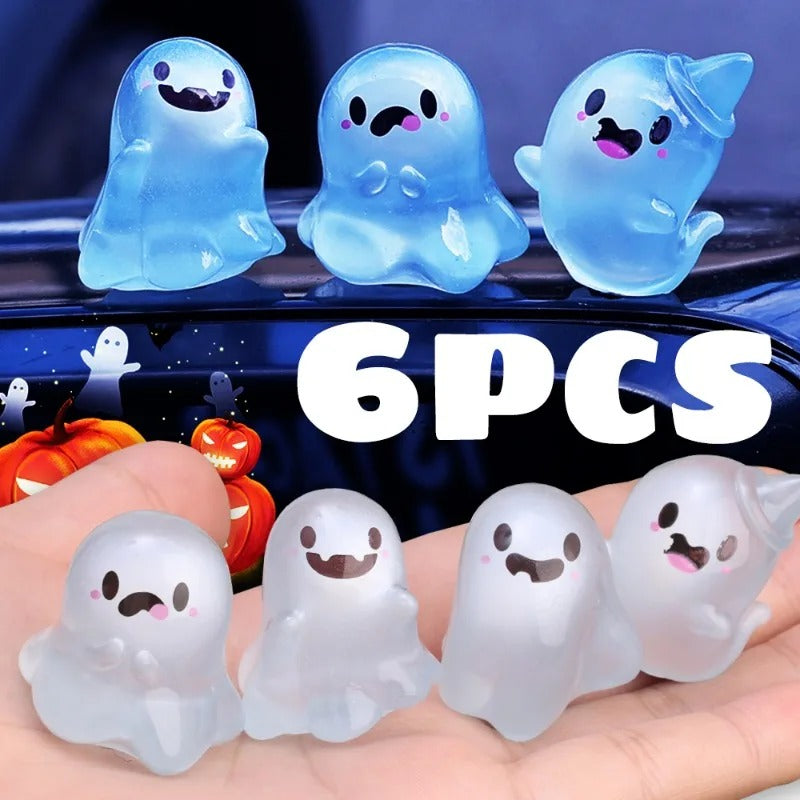 Halloween Ghost Luminous Car Ornaments – DIY Resin Micro Landscape Dec ...